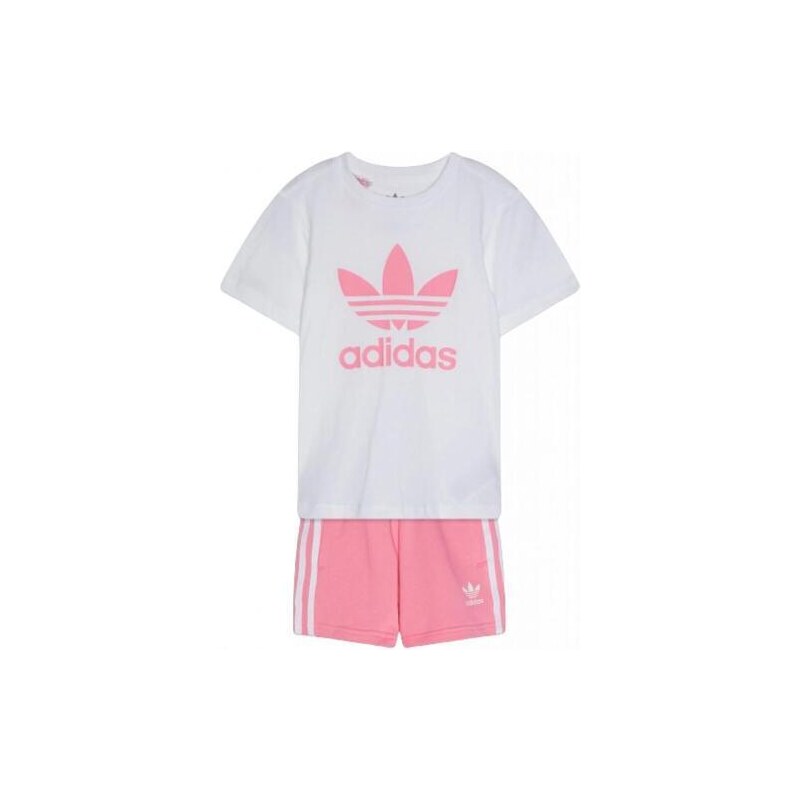adidas Tuta Bambina HK2969_COMPLETO_ROSA - Stileo.it