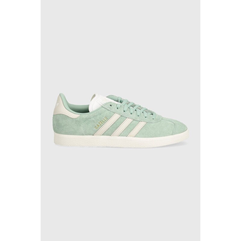 adidas Originals sneakers in pelle Gazelle colore verde IG4393 - Stileo.it