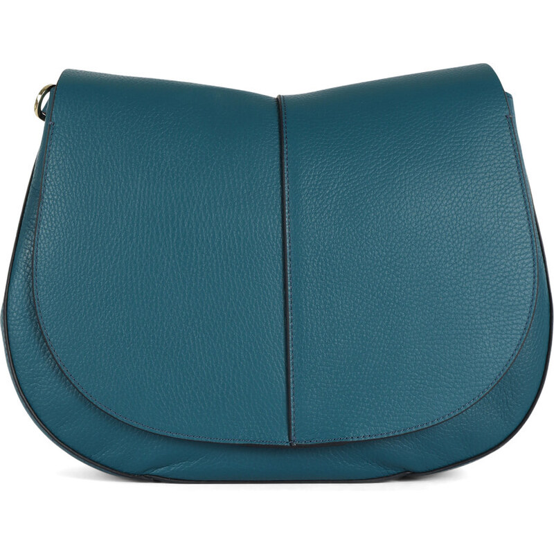 GIANNI CHIARINI - Borsa a spalla in pelle martellata HELENA ROUND - VERDE SCURO U - Stileo.it