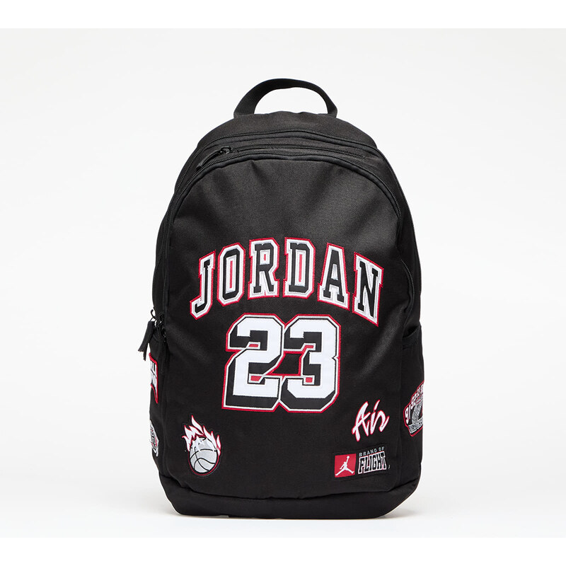 Jordan Backpack Black/ Gym Red Universal - Stileo.it