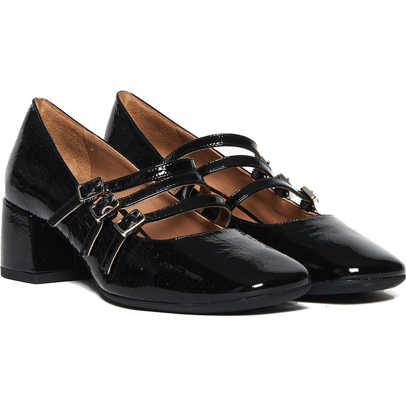 Roberto Festa Dècolletè circe in pelle nera - Stileo.it