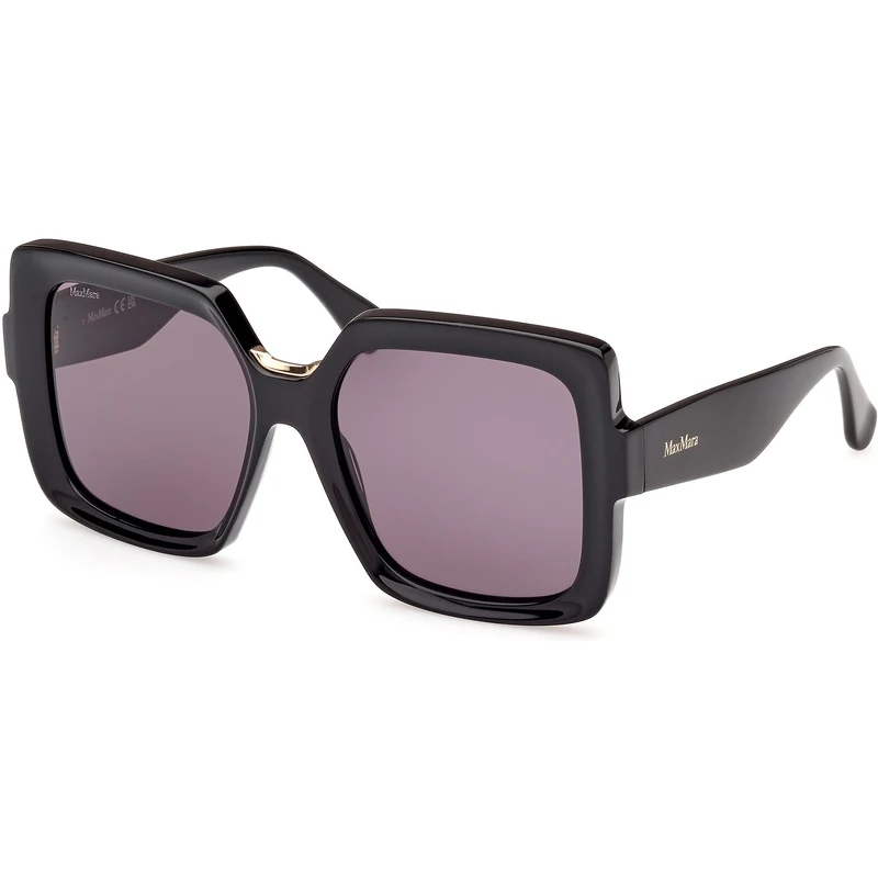 Max Mara Donna MM0088 ERNEST 01A Occhiali da sole Acetato Nero Fumo ...