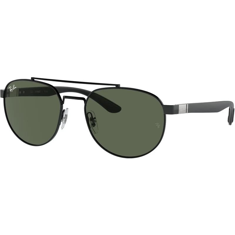 Ray - Ban Unisex RB3736 002/71 Occhiali da sole Metallo Nero Verde ...