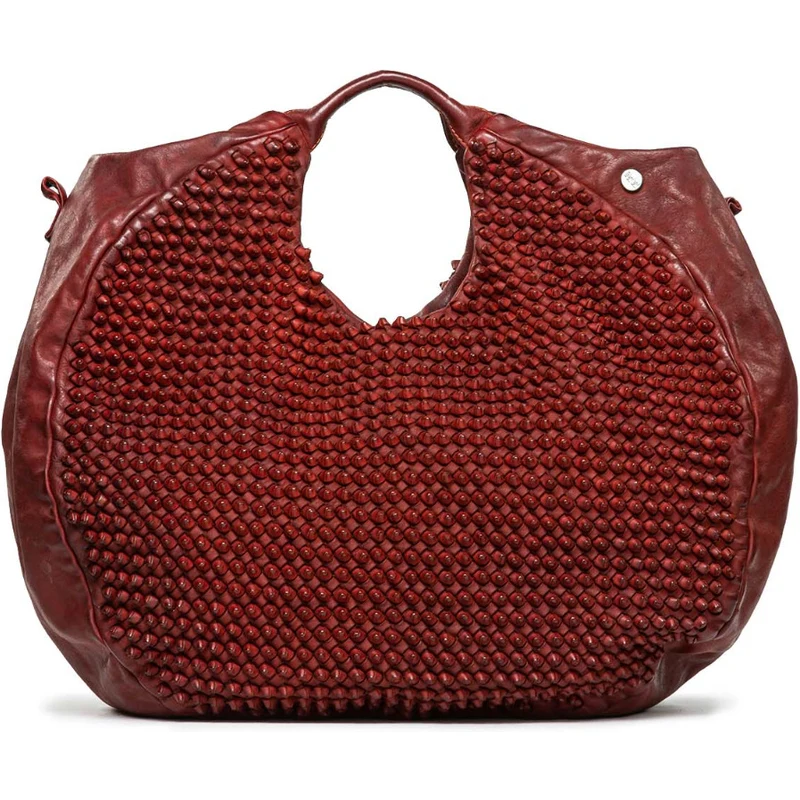 101 Meme shopper SUSANNA in pelle mattone - Stileo.it