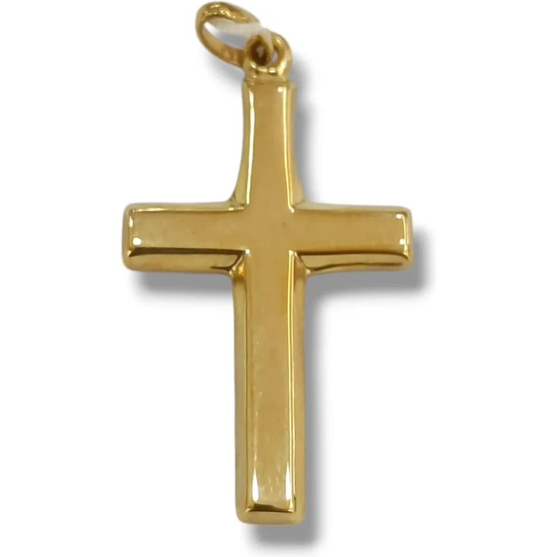 Pendente croce uomo in oro giallo 9 carati Igold - Stileo.it