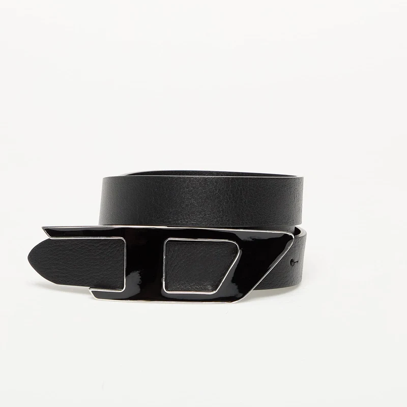 Diesel D Logo B-Dlogo II Belt Black 85 - Stileo.it