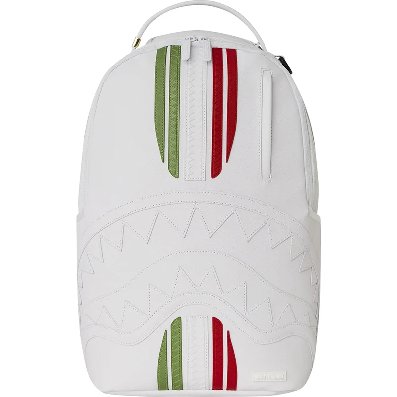 SPRAYGROUND ITALY RACING STRIPES BACKPACK WHITE - Stileo.it