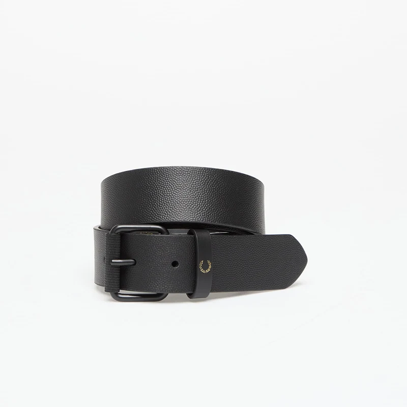 Cintura FRED PERRY Scotchgrain Belt Black 32 - Stileo.it